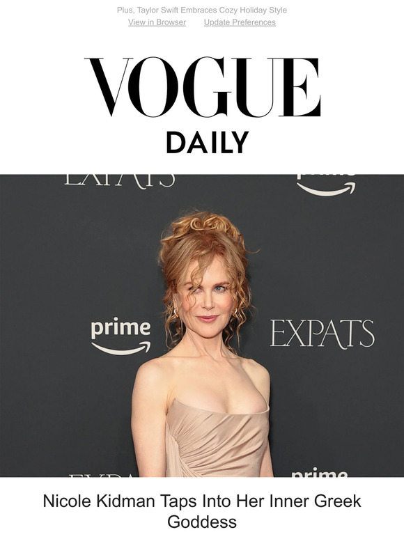 Vogue: Nicole Kidman Taps Into Her Inner Greek Goddess | Milled Vogue: Nicole Kidman Taps Into Her Inner Greek Goddess | Milled