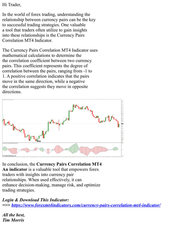 Forex MT4 Indicators: [Download] Currency Pairs Correlation MT4 ...