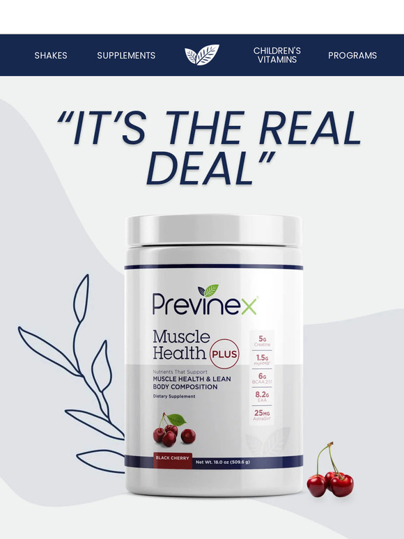 Previnex: Why Selene Yeager loves Muscle Health PLUS... | Milled