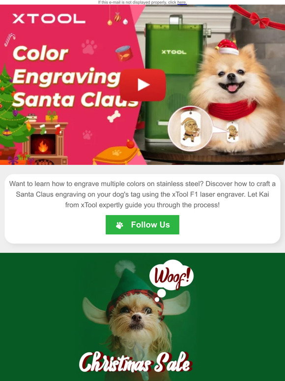 xTool: Howto Tutorials: Bring Santa Claus to Life on Metal🎅 | Milled