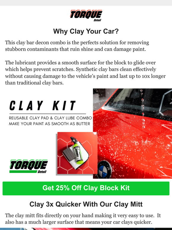 Torque Detail: Remove caked on grime to restore shine | Milled