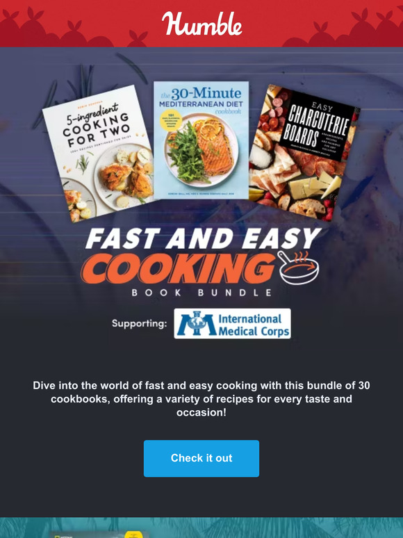 Humble Bundle: Meal prep mastery awaits with 30 cookbooks full of fast ...
