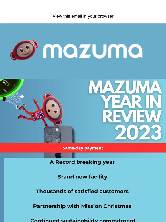 Mazuma Mobile: A look back on a successful year🤩 | Milled