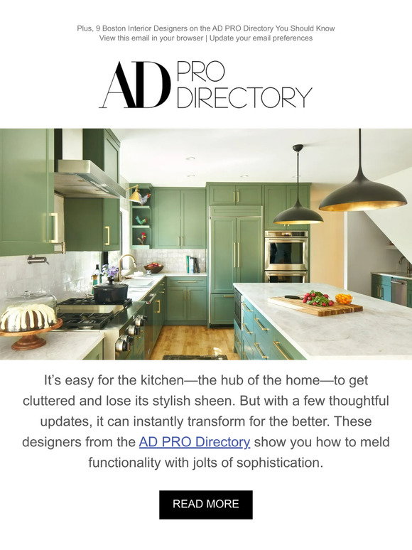Architectural Digest: Time for a Kitchen Refresh? AD PRO Directory ...