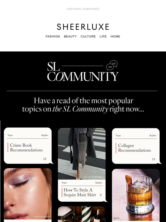 SheerLuxe: Here’s What The SL Community Is Talking About Right Now | Milled