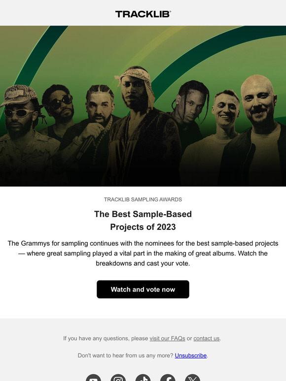 Tracklib: The Best Sample-Based Projects of 2023 | Tracklib Sampling Awards | Milled