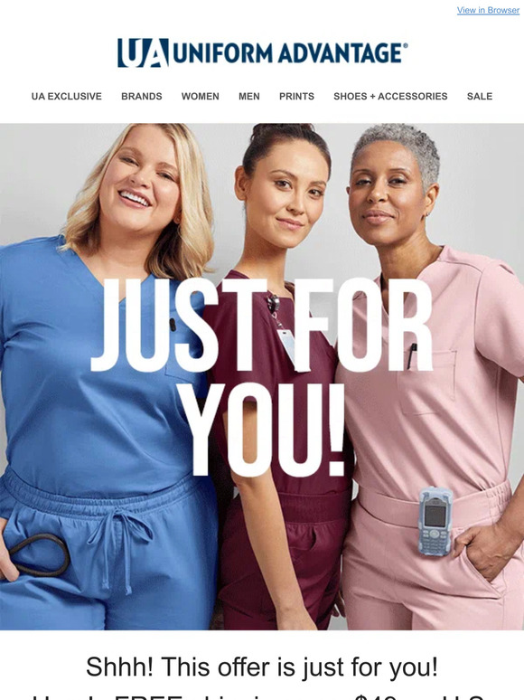 Uniform Advantage: Scrub Lover, you DEFINITELY want to open this one ...