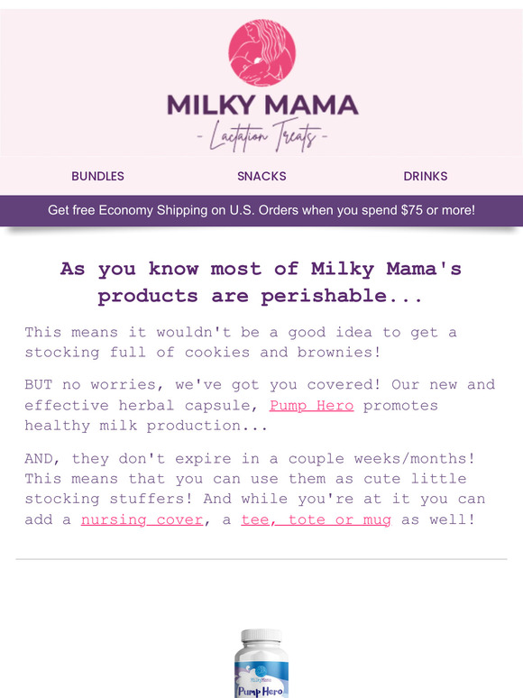 Milky Mama: milky mama stocking stuffers?! | Milled