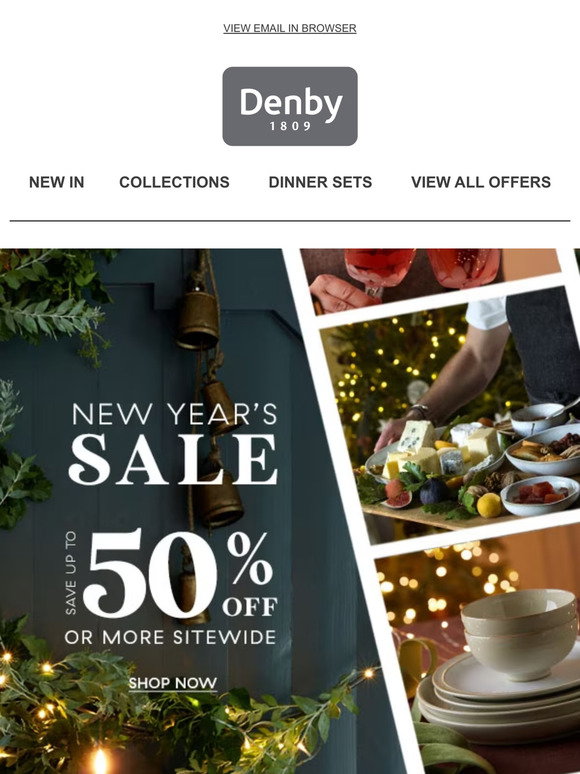 Denby Pottery: Wrap up 2023 with incredible year-end savings! | Milled