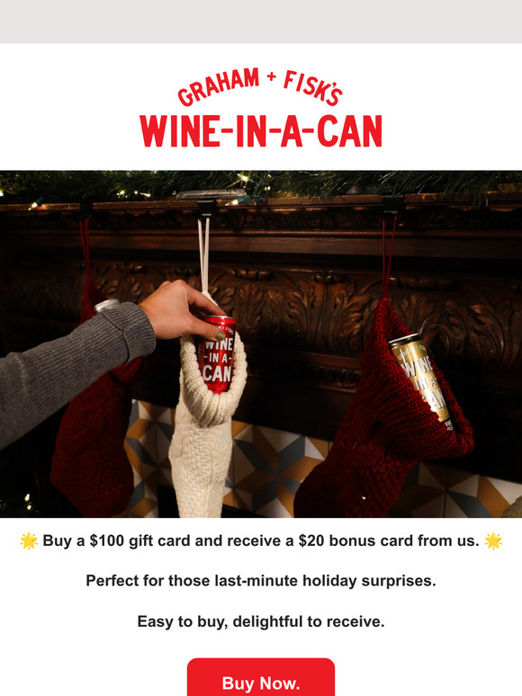 Graham + Fisk: 🍷🎁 Still Time to Impress with our Procrastinators ...