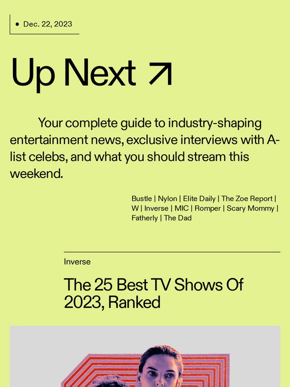 Nylon: The 25 Best TV Shows Of 2023, Ranked | Milled
