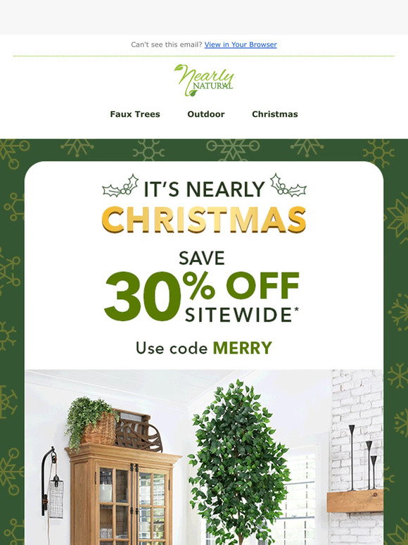 Nearly Natural: Nearly Christmas SALE 🎅🎄 | Milled
