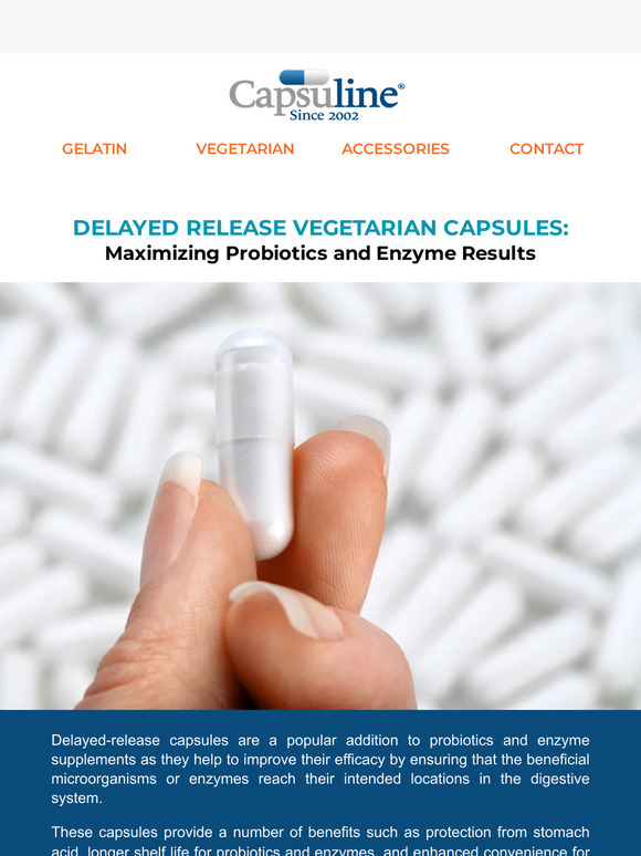 Capsuline: Delayed Release Capsules: Unveil the Future of Probiotic ...