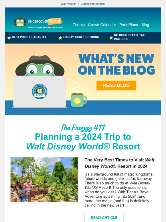 Undercover Tourist: The Magic Is Calling in 2024 at Walt Disney World ...