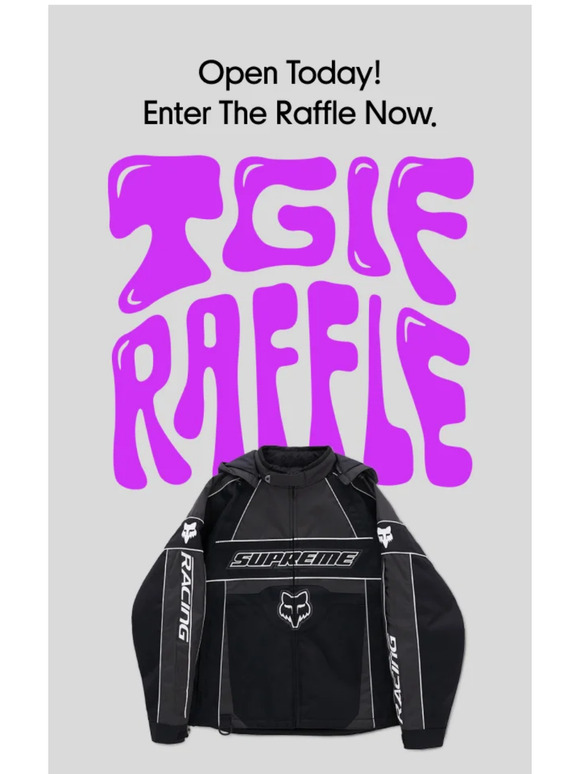 Musinsa: 🔔 This week's TGIF Raffle is OPEN! Enter the raffle for ...