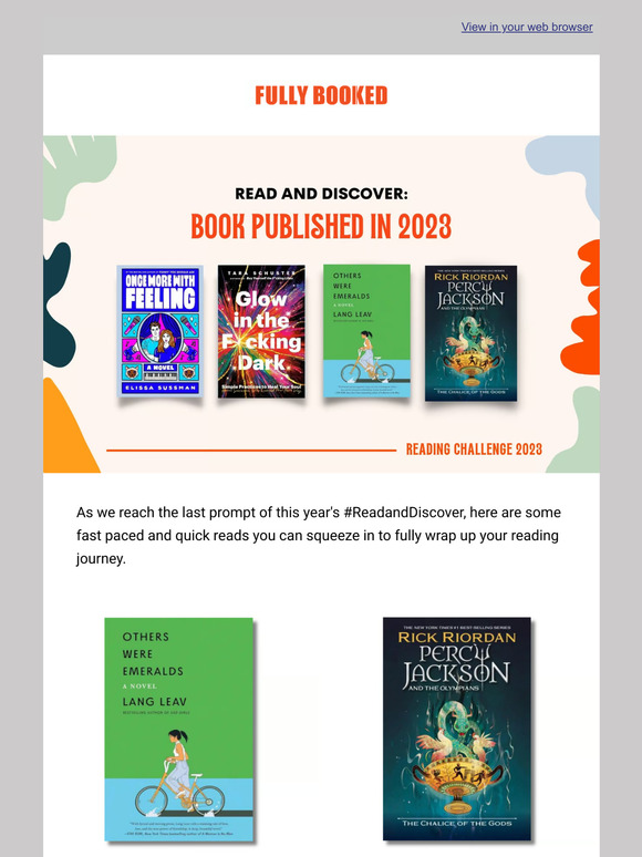 Fully Booked: Books Published in 2023 | Milled