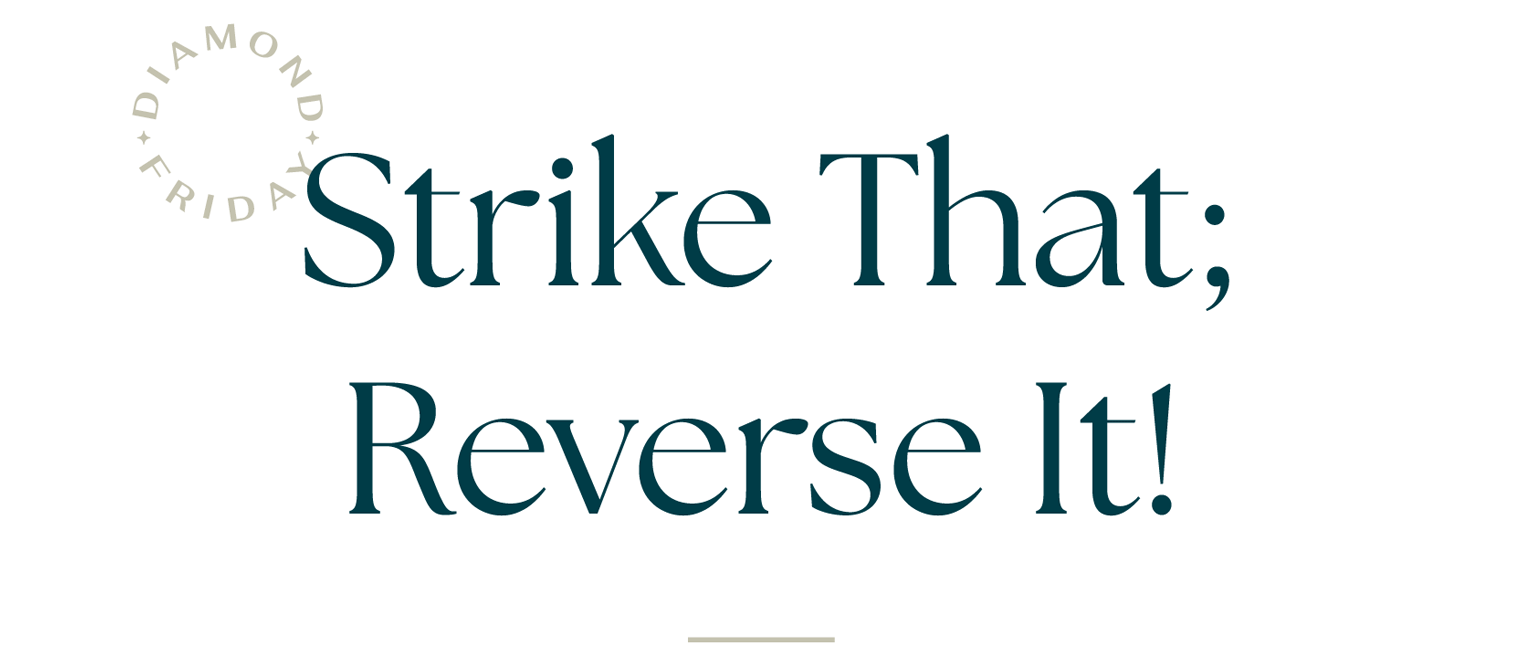 Melanie Casey: Strike That. Reverse It.: ALMOST GONE! | Milled