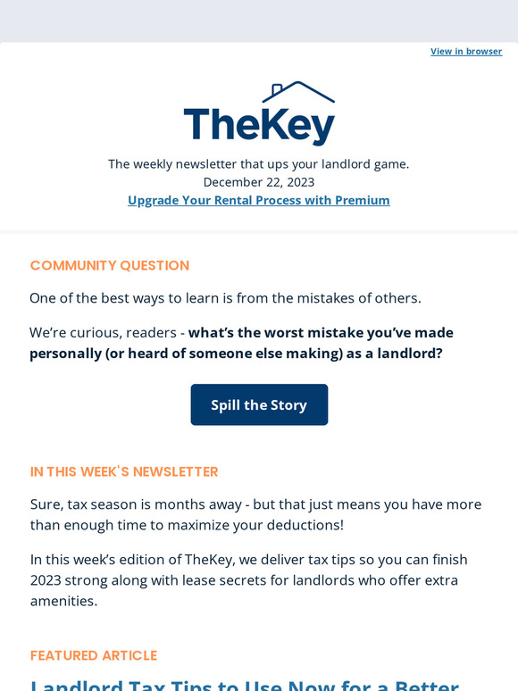 TurboTenant: 🔑 How to Fix Your Taxes Before April | Milled