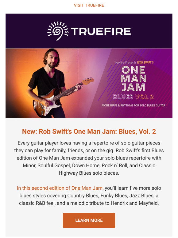 TrueFire: 🎄 New: Rob Swift's One Man Jam: Blues, Vol. 2! | Milled