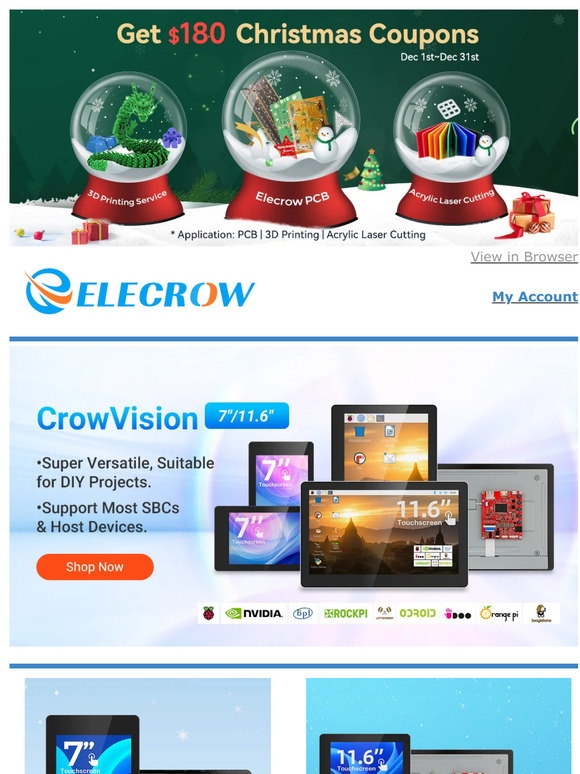 Elecrow: Raspberry Pi 5 is in stock, get it now! Unique CrowVision ...