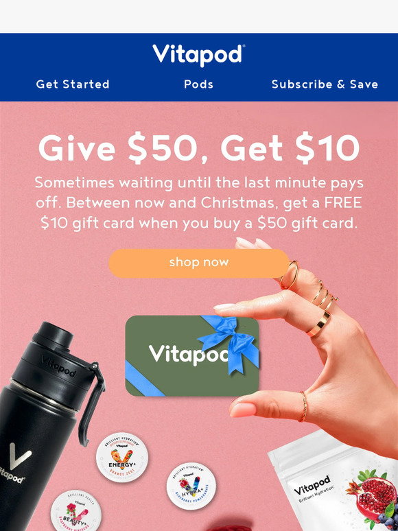 Vitapod: Don't show up to Christmas empty handed! 🎁 | Milled