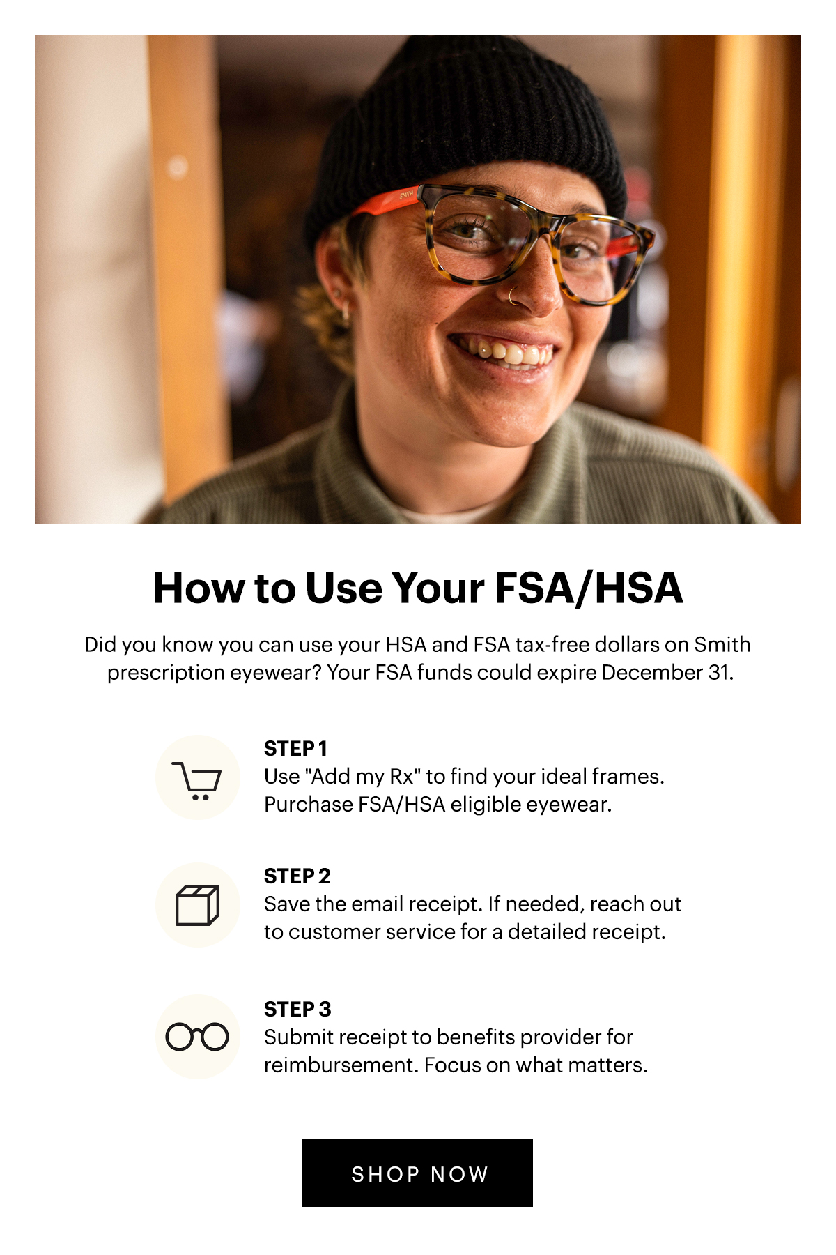 Smith Optics: Use your FSA/HSA dollars on Smith Prescription | Milled