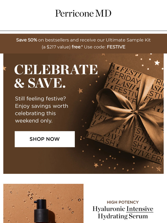 Perricone MD: Unwrap our Ultimate Sample Kit and save 50%. | Milled