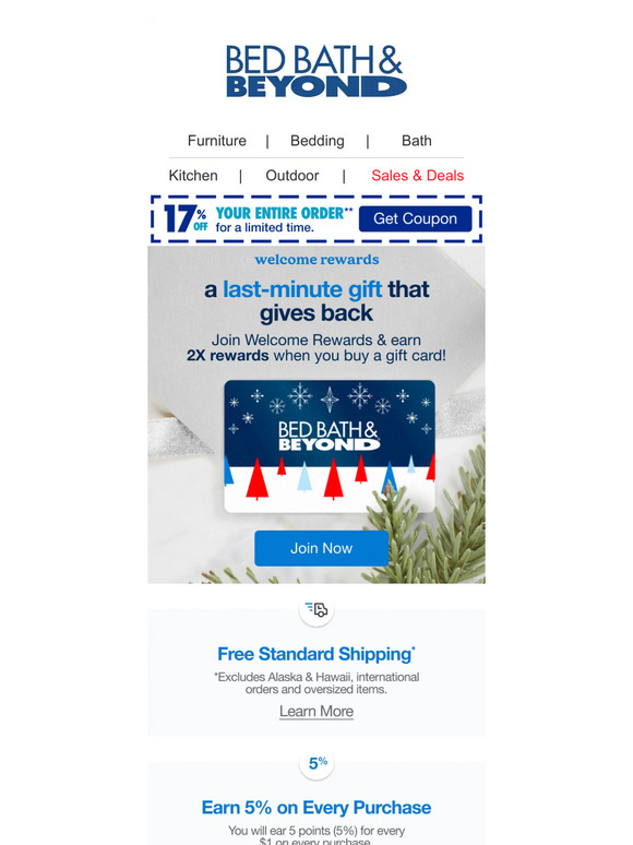 Bed Bath & Beyond: An Instant Gift That Lets Them be Picky 😎 | Milled