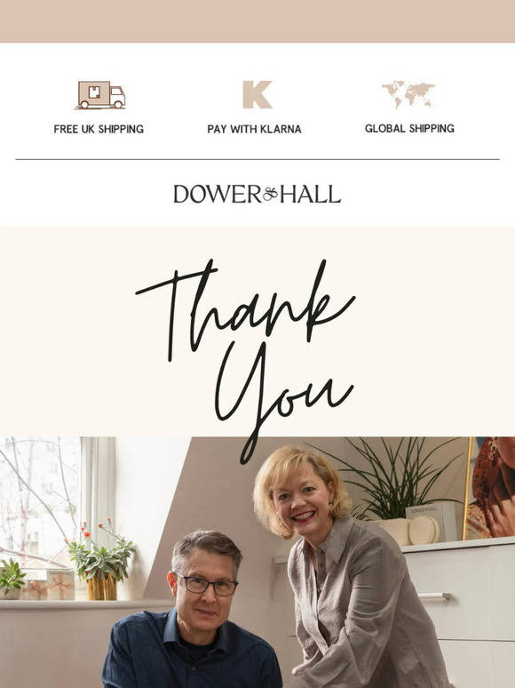 dower and hall: A thank you, from D&H | Milled