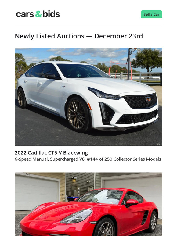 Cars & Bids: Cars & Bids Today | Milled