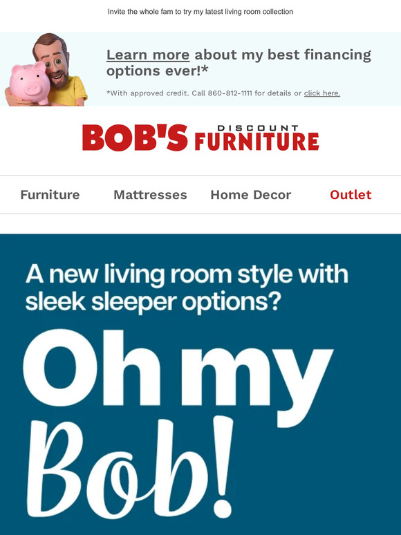 Bob's Discount Furniture: Swoon-worthy 😍 seating | Milled