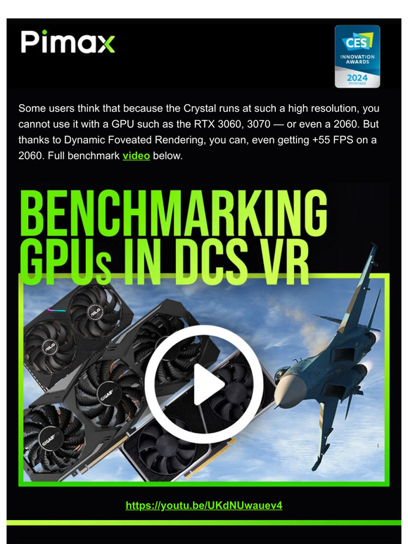 Pimax: GPU benchmark testing (DCS in VR on 2060/3060/3070) and wide FOV ...