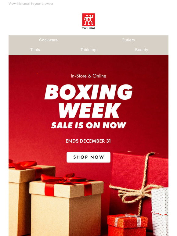 ZWILLING: ⌛ Limited Time offer on Boxing Day Specials | Milled