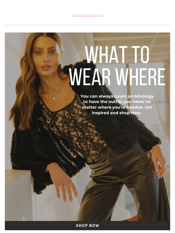 Mixology Clothing: What to wear where | Milled