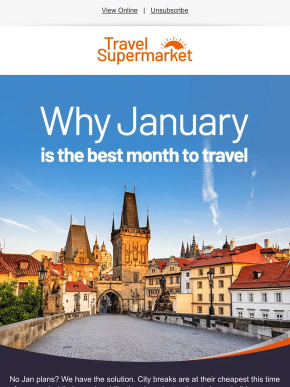 TravelSupermarket: Why January is the cheapest month to travel (and the ...