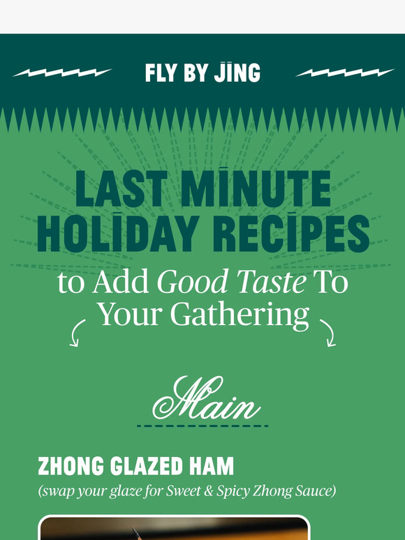 Fly by Jing: Spicy Recipes for Holiday Dinner 😋 | Milled