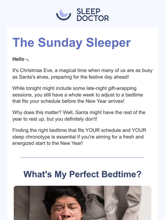 Singular Sleep: How to Find Your Perfect Bedtime | Milled