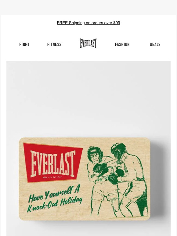 Everlast: Time's Almost Up! E-Gift Cards Shipped Directly to Your Inbox ...