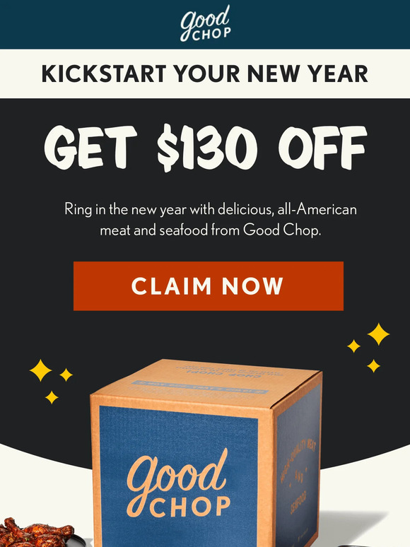 Good Chop: 🥳 Kickstart 2023 with $130 OFF! | Milled