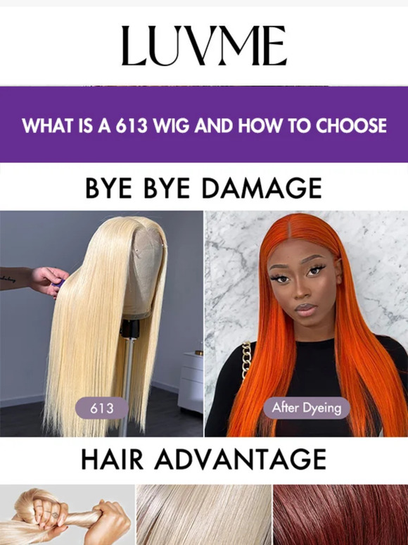 Luvme Hair: What Is A 613 Wig And How To Choose💜 | Milled