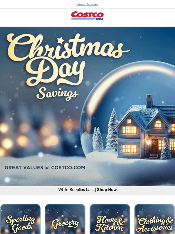 Costco: Happy Holidays from Costco.com! | Milled