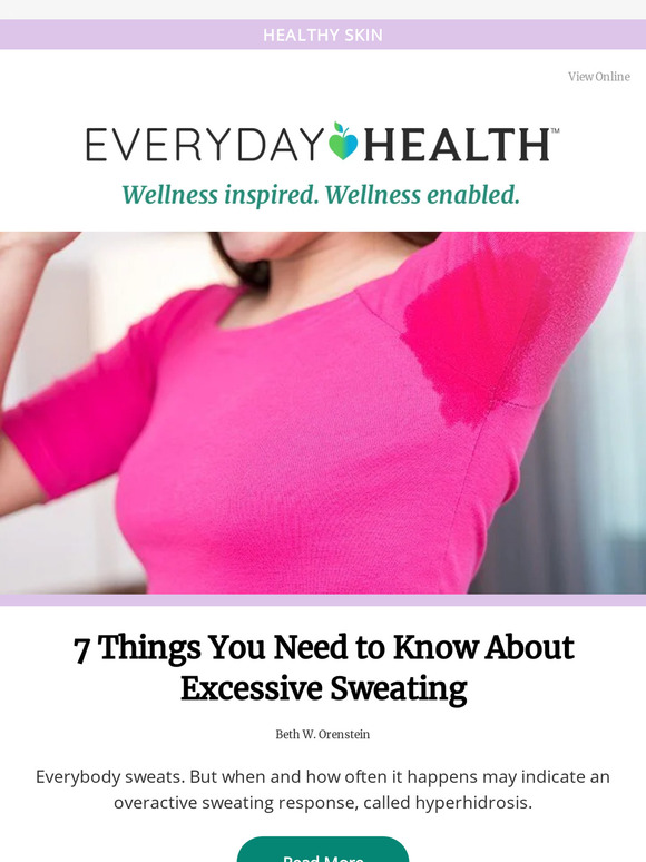 Lifescript: 7 Things You Need to Know About Excessive Sweating | Milled