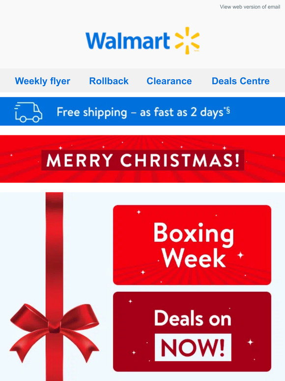 Walmart: Merry Christmas & happy shopping 🎄 | Milled