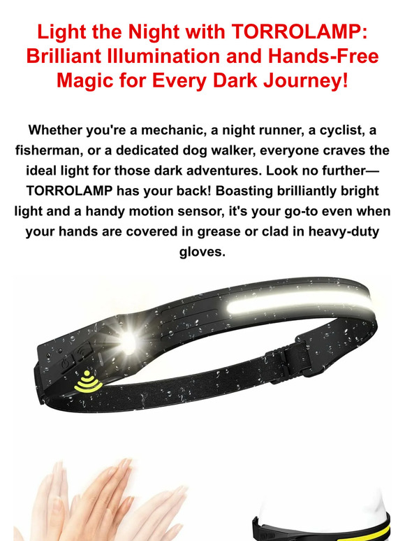 Torroband: How can you light up hands-free? | Milled