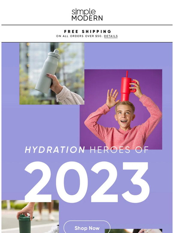 Simple Modern: Raise A Toast To Hydration! 🌟 | Milled