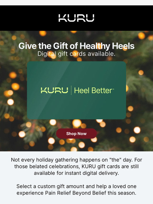 KURU Footwear: Having a Belated Holiday Celebration? 🎁👟 | Milled