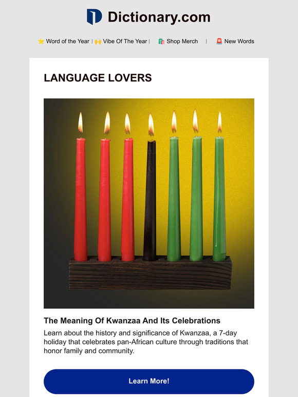 Dictionary.com: "Habari Gani"? What Are The Seven Principles Of Kwanzaa ...