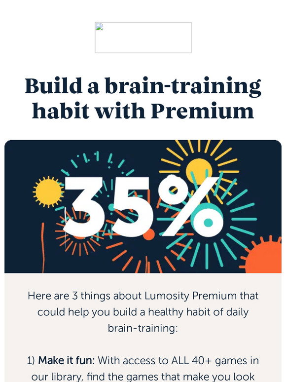 Lumosity: Hit your resolution goals with 35% off Lumosity Premium | Milled