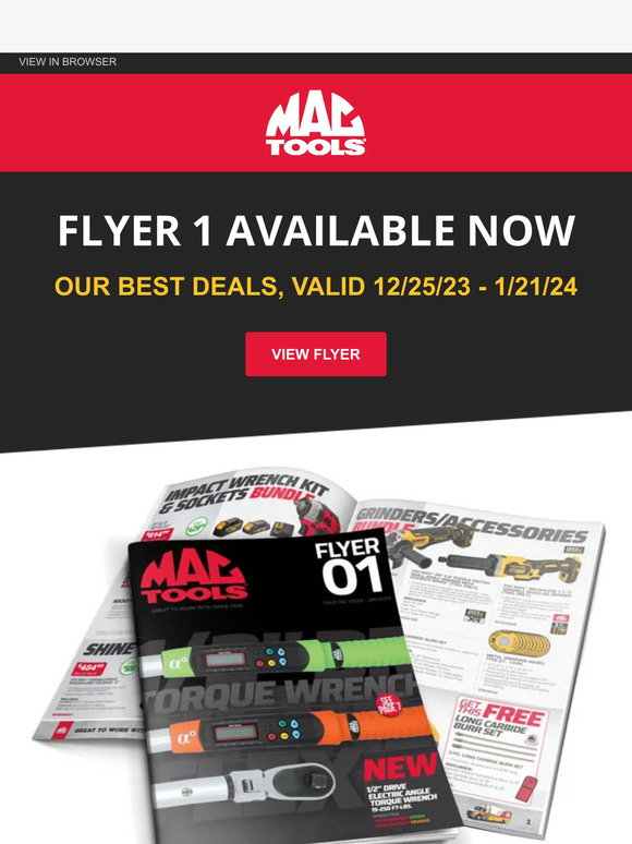 Mac Tools: Mac Tools Flyer 1 Out Now! | Milled