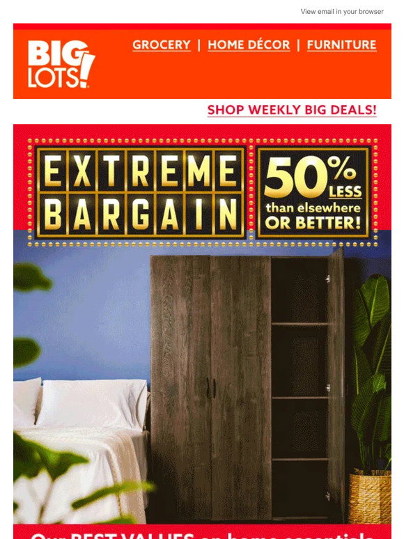 Big Lots: Stock up & save with our BEST VALUES on home favorites! 🎉 ...
